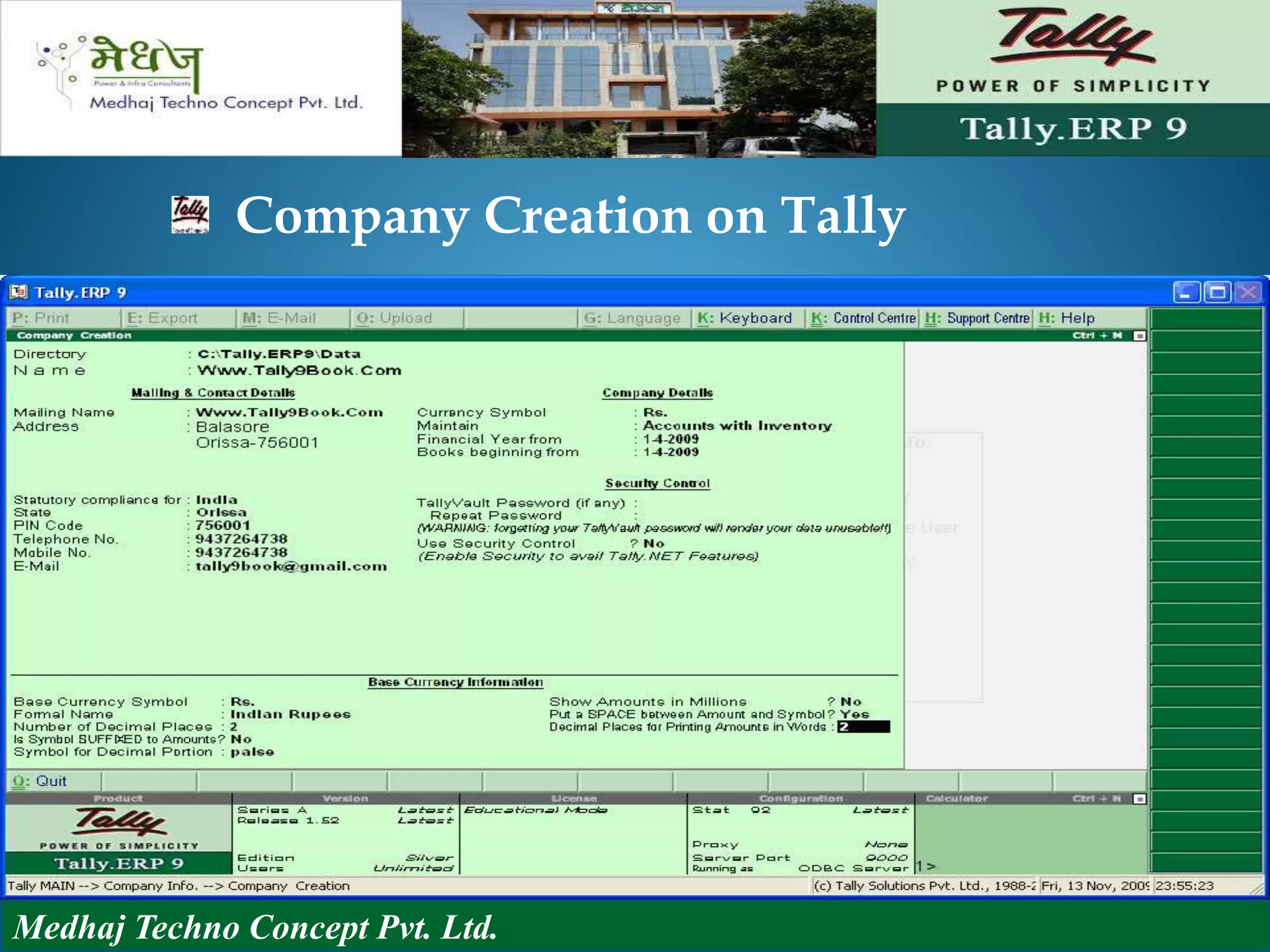Ppt of tally | PPTX