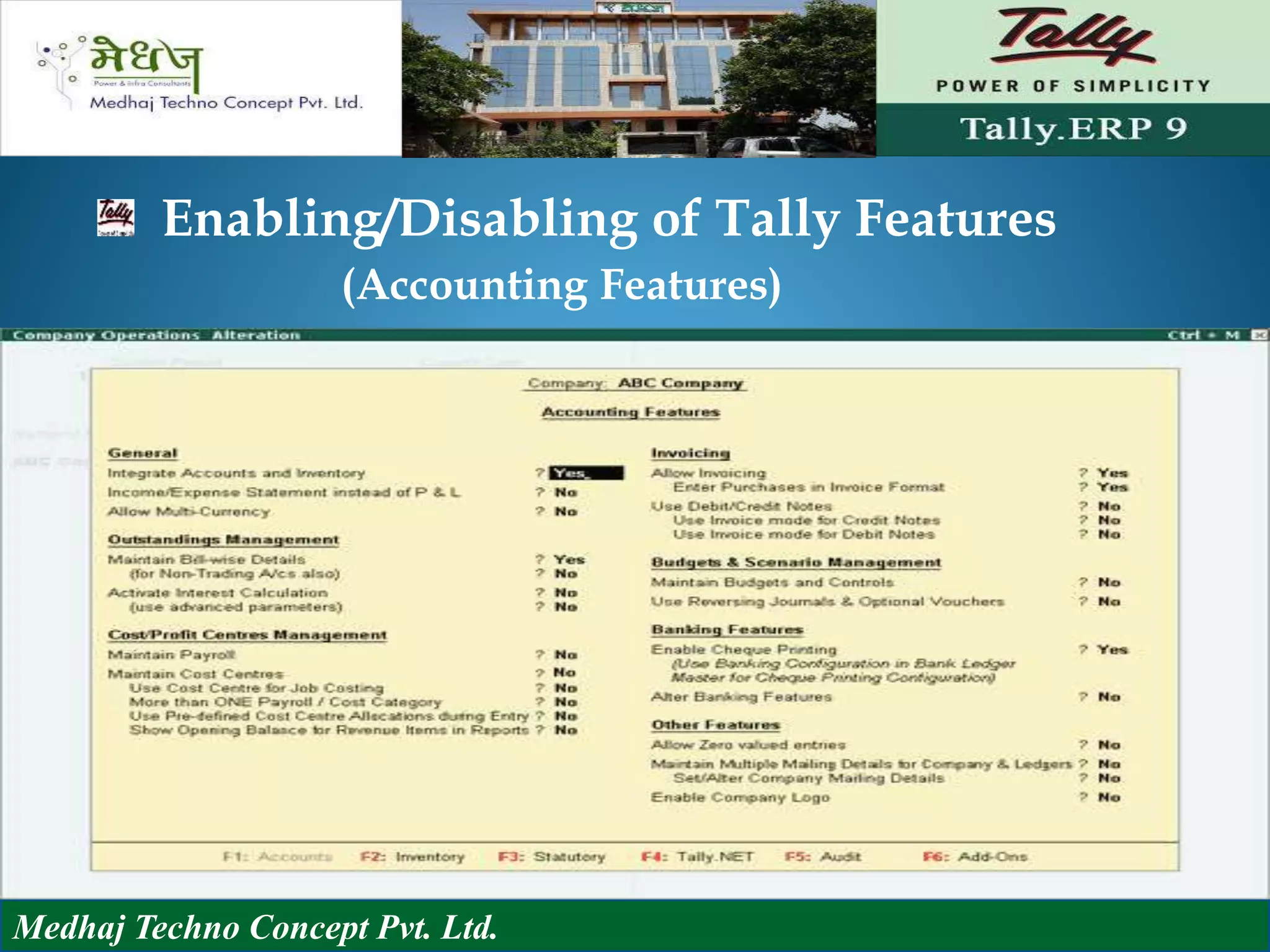Ppt of tally | PPTX