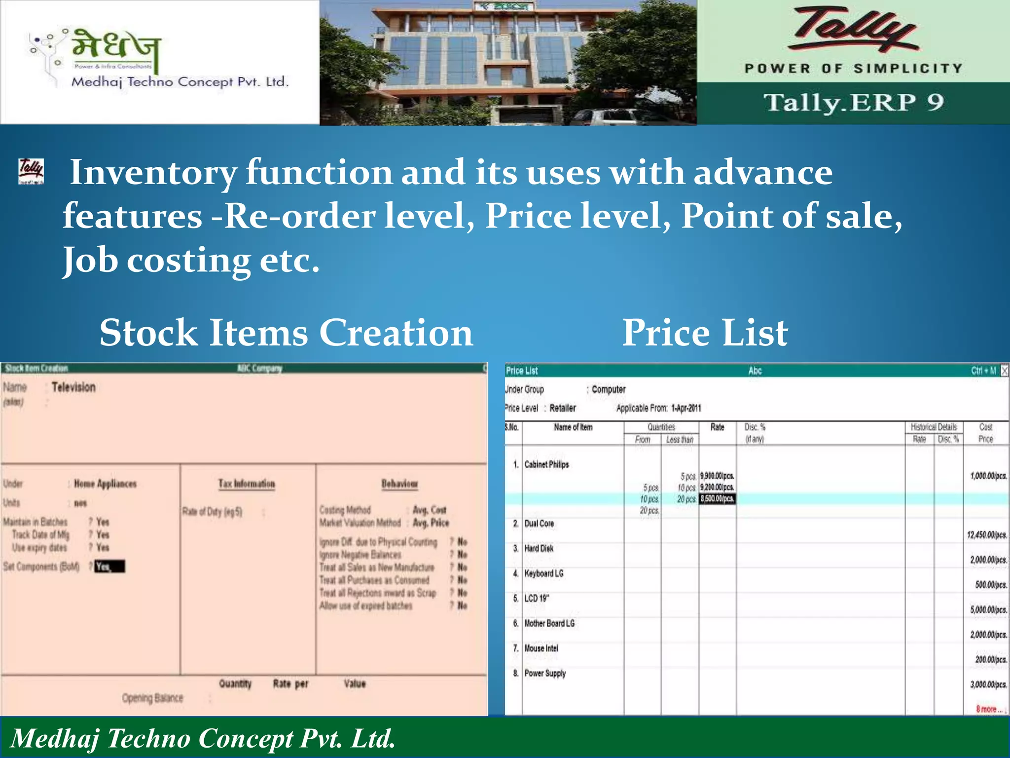 Ppt of tally | PPTX