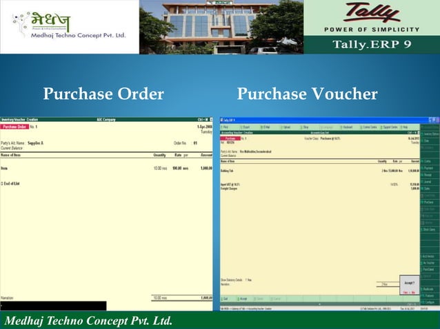 Ppt of tally | PPTX | Business Accounting & Finance | Business