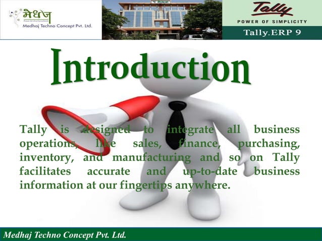 Ppt of tally | PPTX | Business Accounting & Finance | Business
