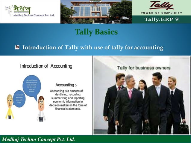 Ppt of tally | PPTX | Business Accounting & Finance | Business