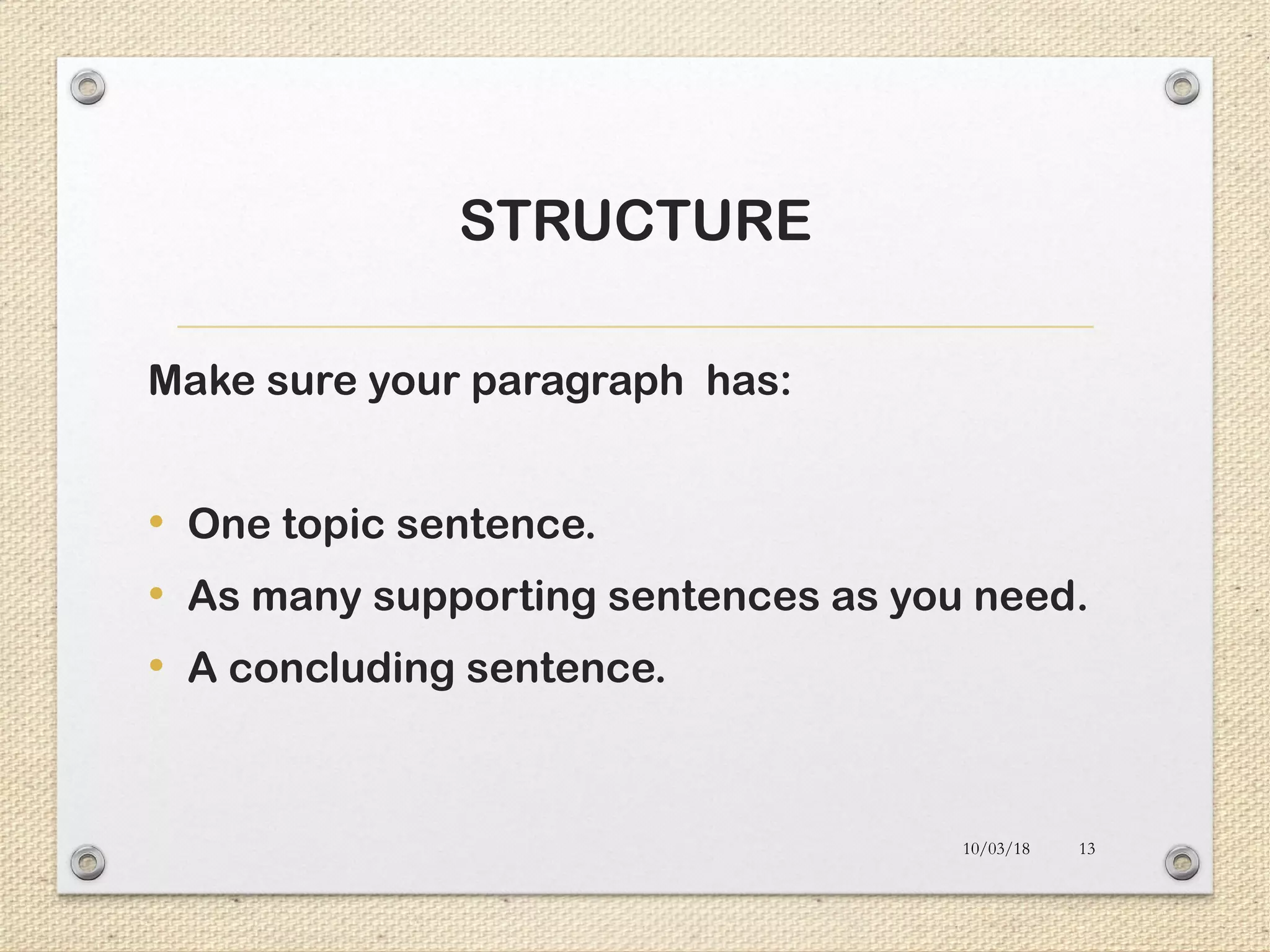What is Paragraph ,its elements and how to write a paragraph | PPT