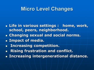 The Socio-cultural Context of Adolescent Health : The Indian Experience ...