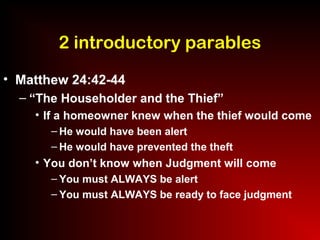 Ppt of the parable of the ten virgins part 1 | PPT