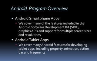 Ppt of tutorial android app | PPTX