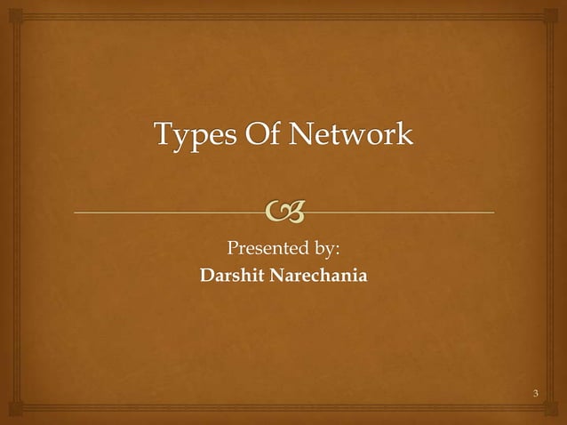 Ppt of types of-network | PPTX