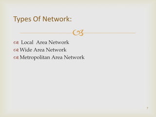 Ppt of types of-network | PPTX
