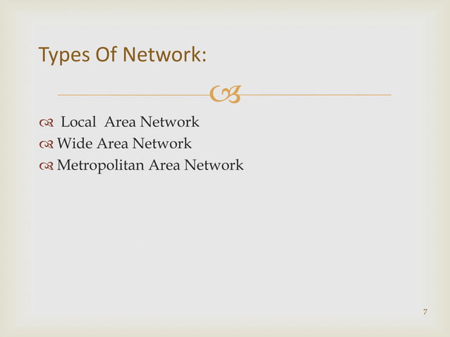 Ppt of types of-network | PPTX
