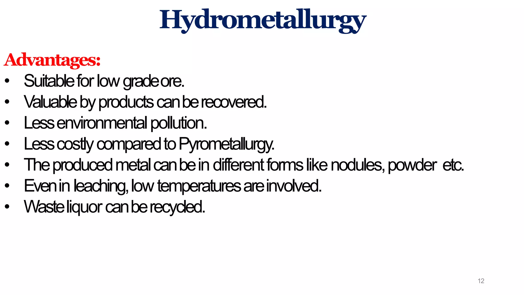 overview of metallurgy | PPT