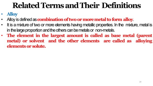 overview of metallurgy | PPT
