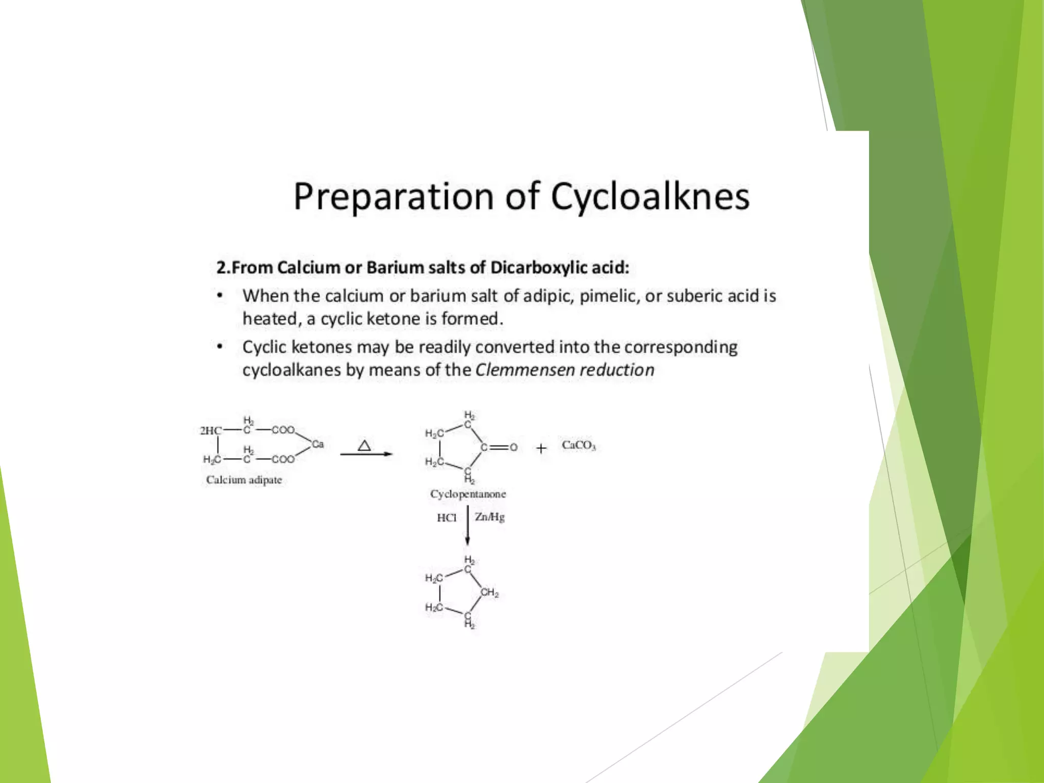 Ppt of unit 5 cycloalkanes | PPTX