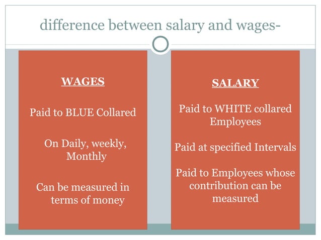 wage and salary administration | PPT