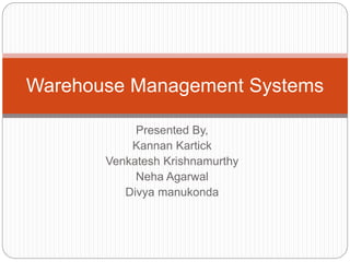 Warehouse management systems | PPTX