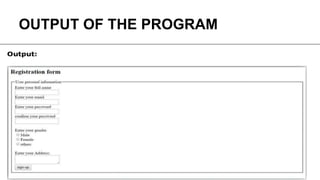 Ppt of web designing | PPT