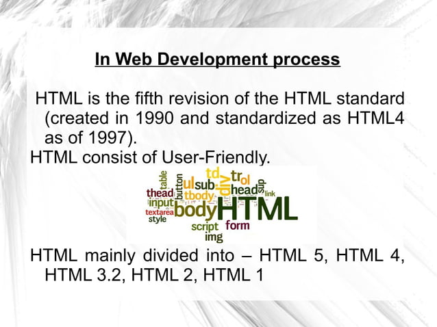 Ppt of web development | PPT | Web Design and HTML | Internet