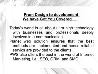 Ppt of web development | PPT