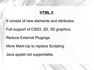 Ppt of web development | PPT