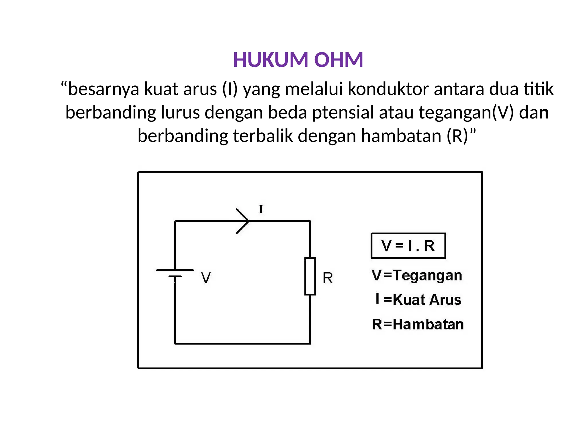 materi listrik statis (hukum ohm) kelas 9 | PPTX