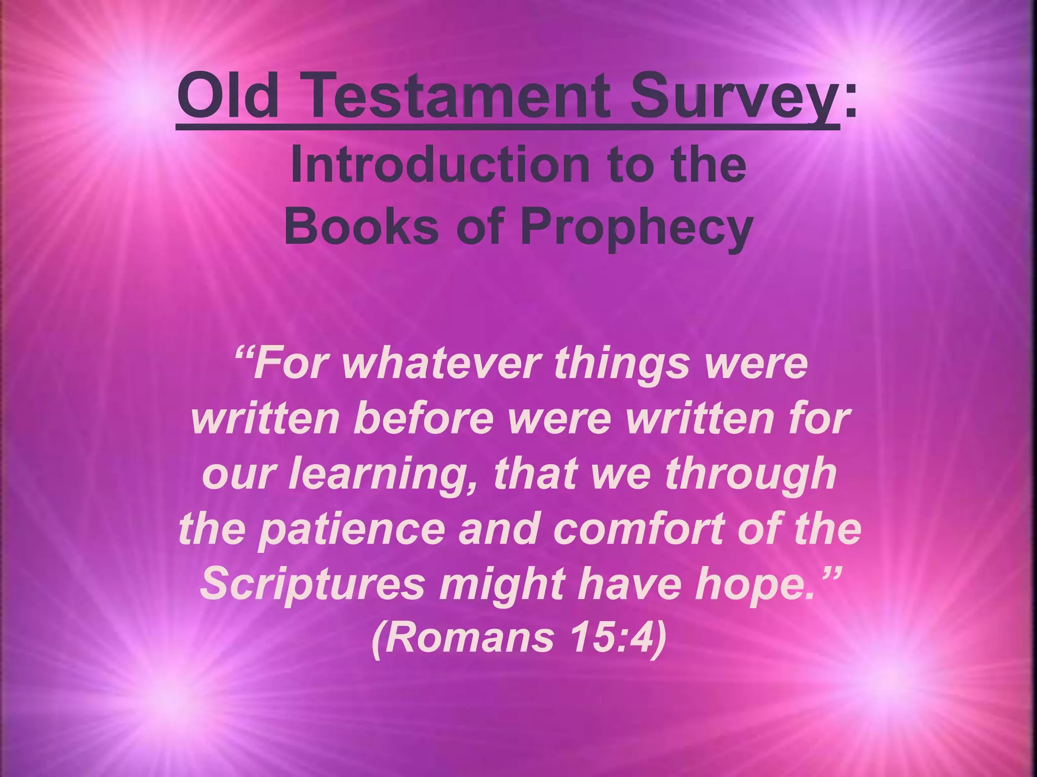 Ppt old testament survey | PPTX
