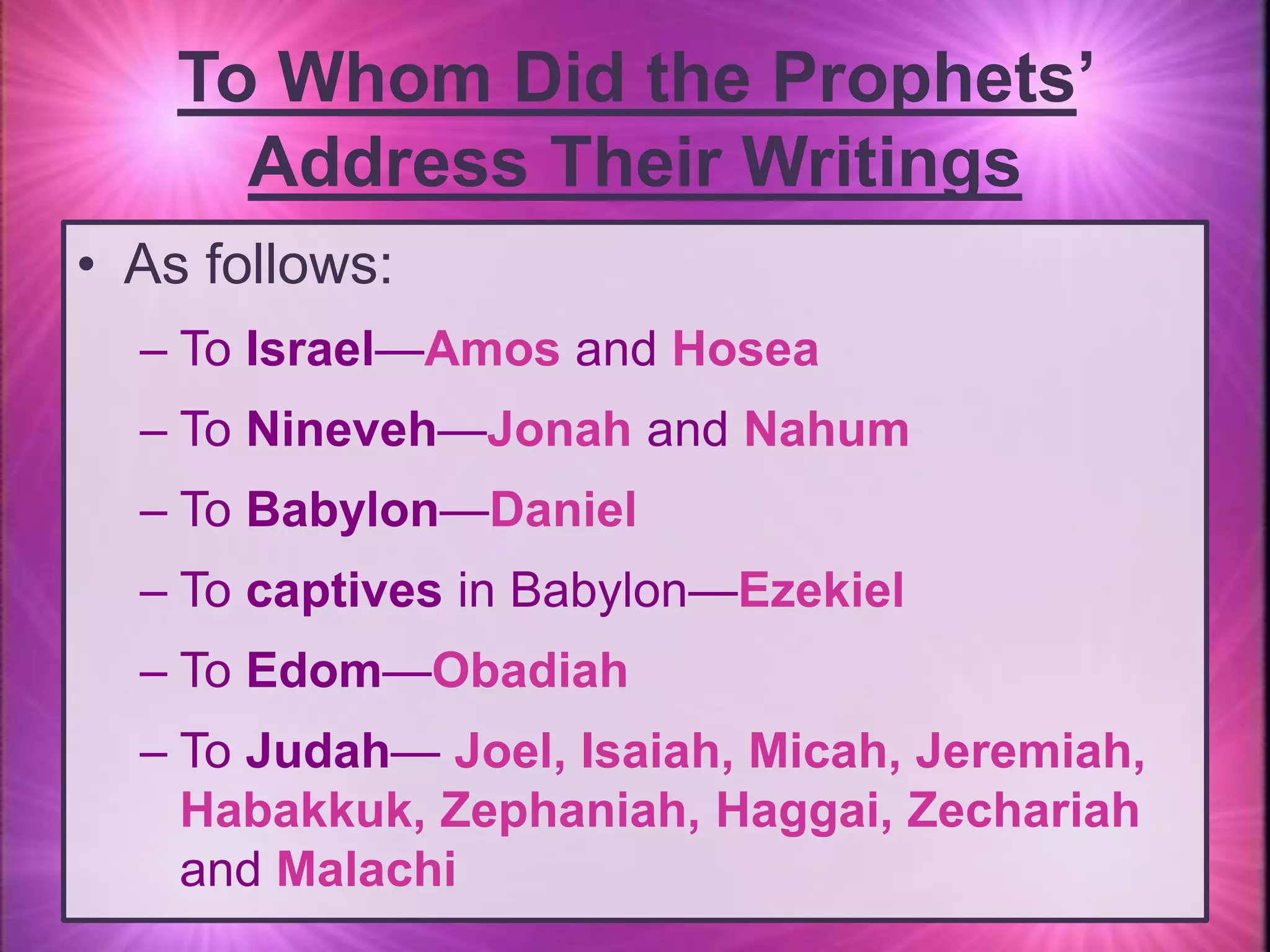 Ppt old testament survey | PPTX