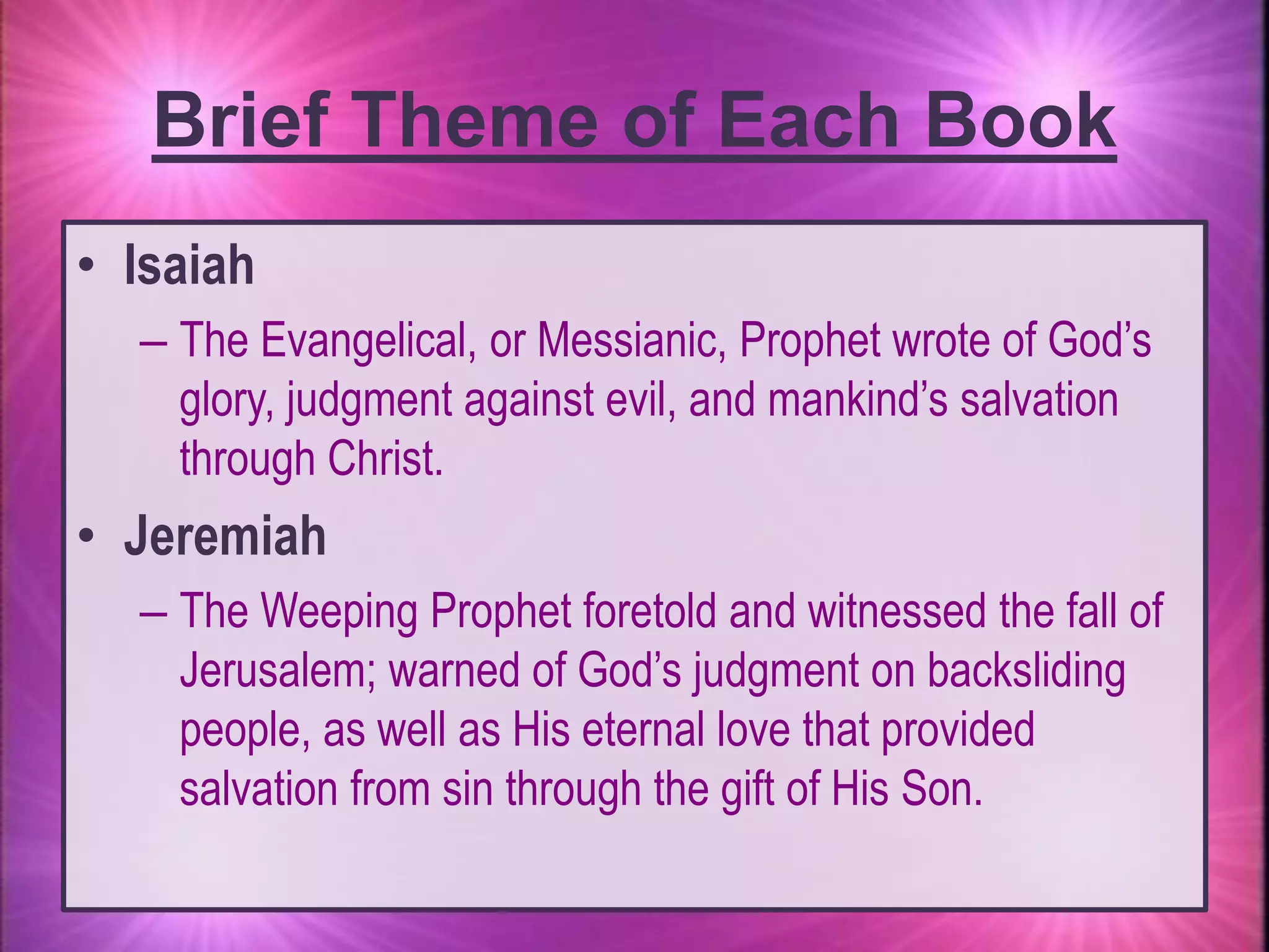 Ppt old testament survey | PPTX