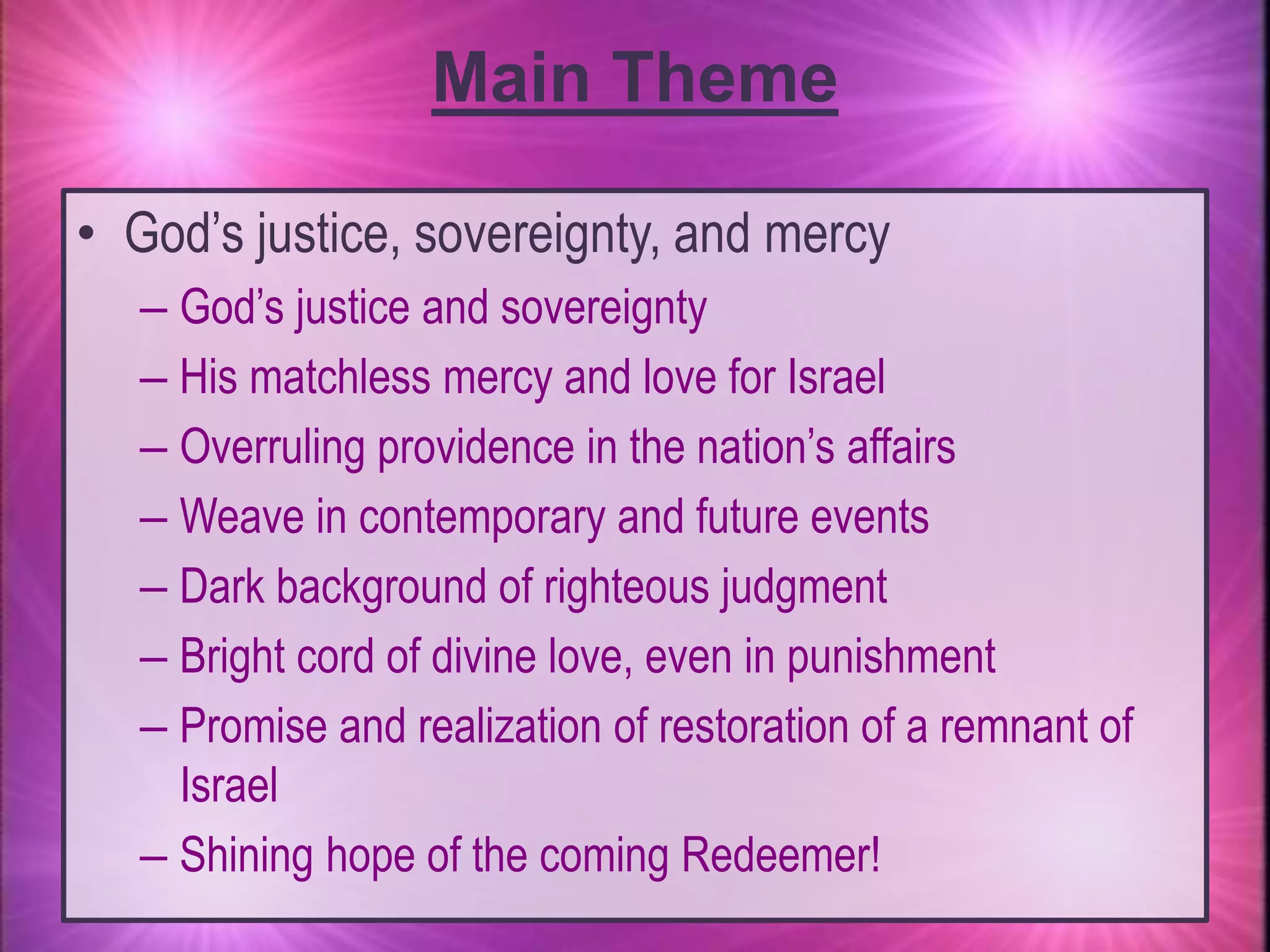 Ppt old testament survey | PPTX