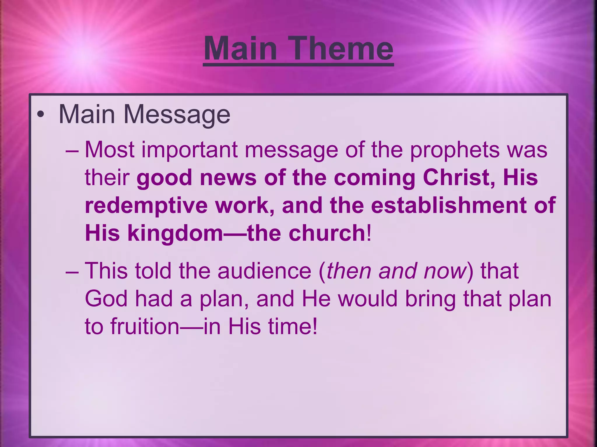 Ppt old testament survey | PPTX