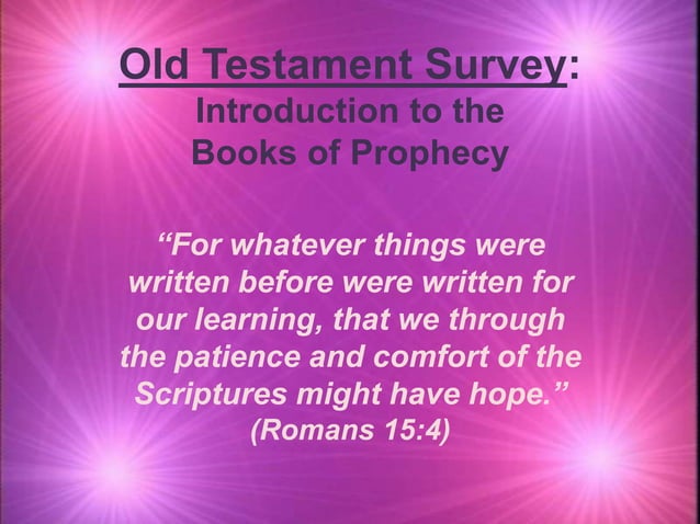 Ppt old testament survey | PPTX | Christianity | Religion & Spirituality