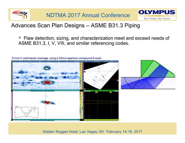 Advances in Phased Array Weld Inspection Scan Plan Designs.pdf | Chemistry | Science
