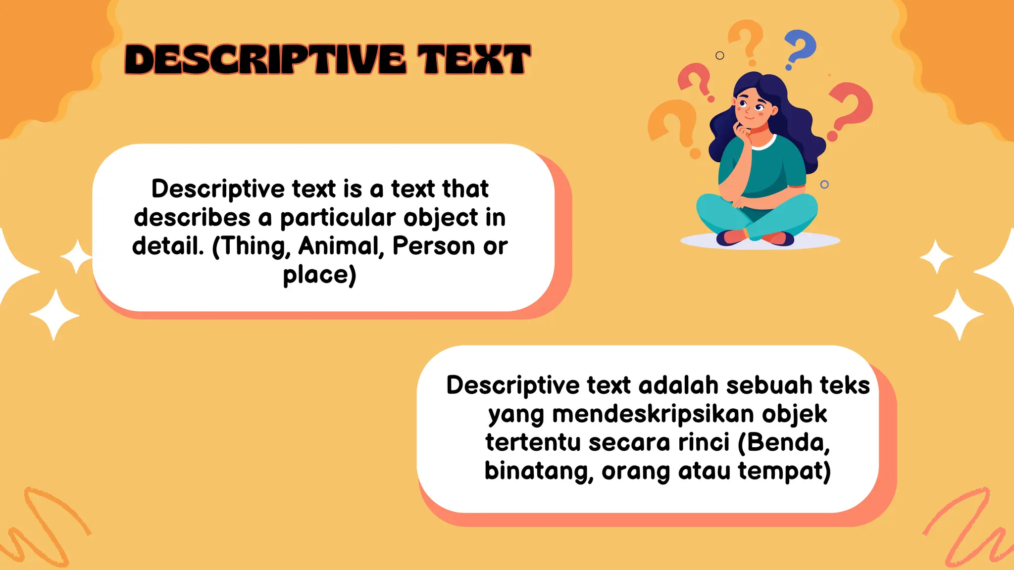 Powerpoint Descriptive Text Kelas VII Kurikulum Merdeka | PDF