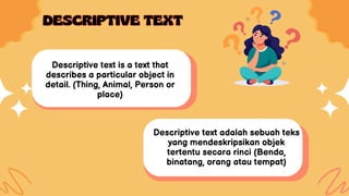 Powerpoint Descriptive Text Kelas VII Kurikulum Merdeka | PDF