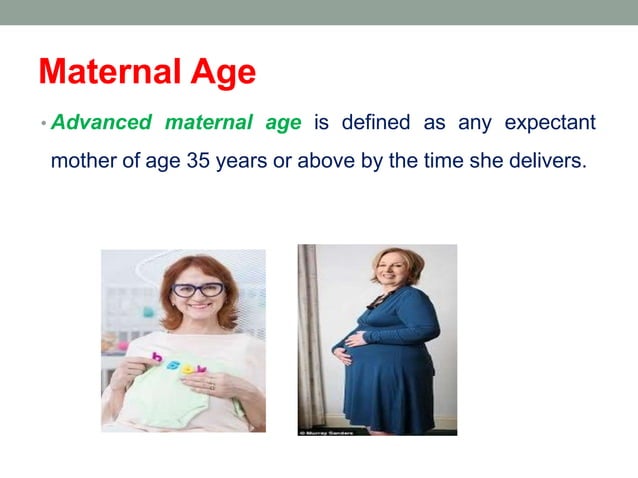 PPT ON -Unit II-Maternal, Prenatal factors influences on Genetic ...
