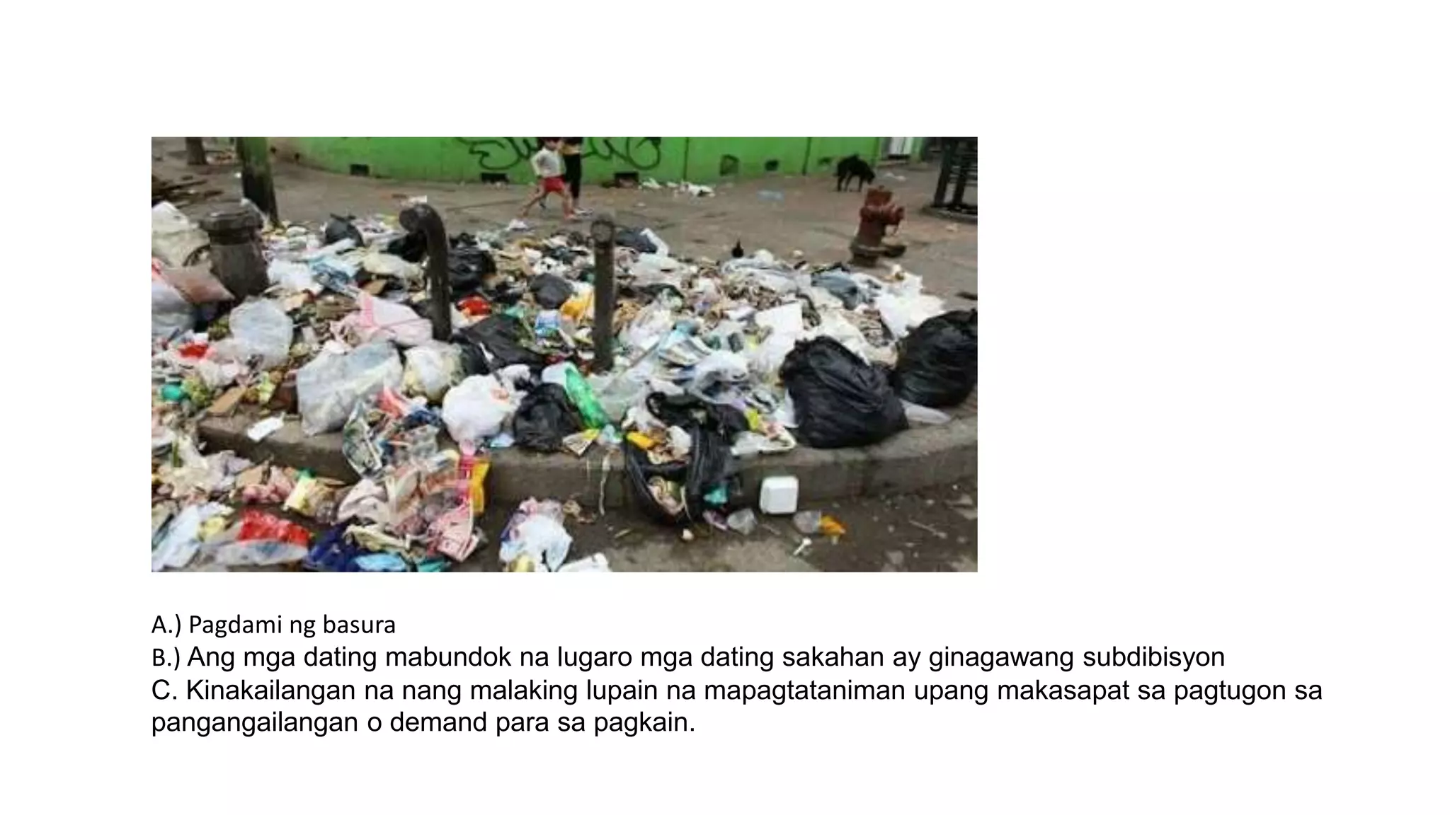 EPEKTO NG MALAKING POPULASYON SA KALIKASAN | PPTX