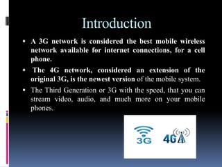 Ppt on 3 g 4g network | PPT