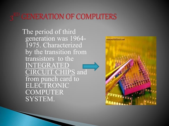 Ppt on 3rd generation computers | PPT