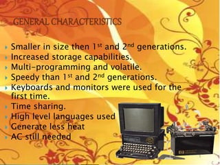 Ppt on 3rd generation computers | PPTX