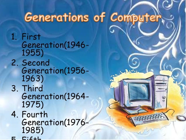 Ppt on 3rd generation computers