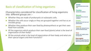 PPT on Five Kingdom Classification | PPTX