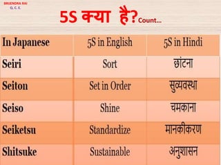 5S सम्पूर्ण Hindi में | PPTX
