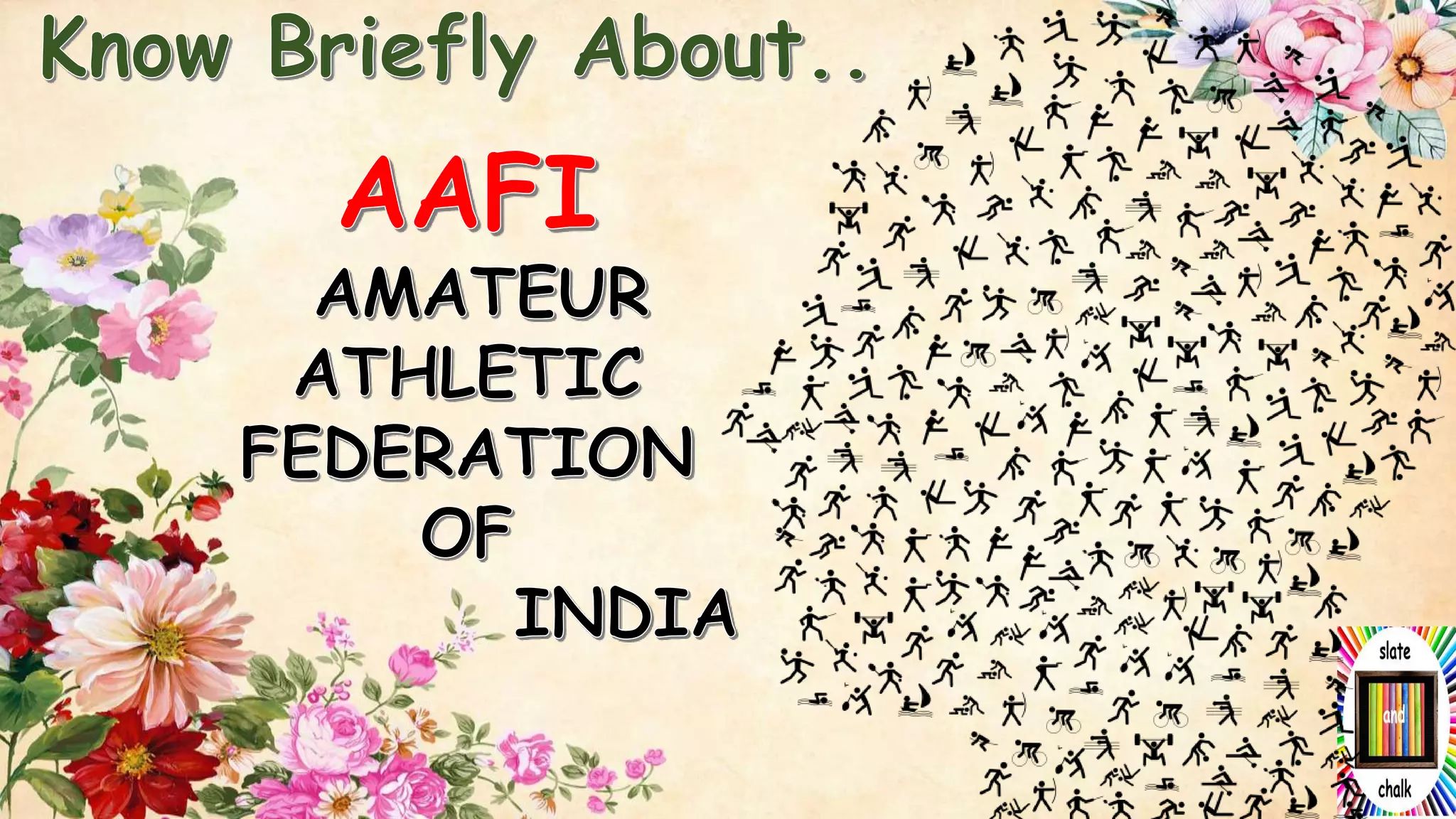 PPT ON AAFI || PPT ON AMATEUR ATHLETIC FEDERATION OF INDIA || IMPORTANT ...