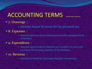 PPT ON INTRODUCTION TO ACCOUNTING - 2 | PPTX