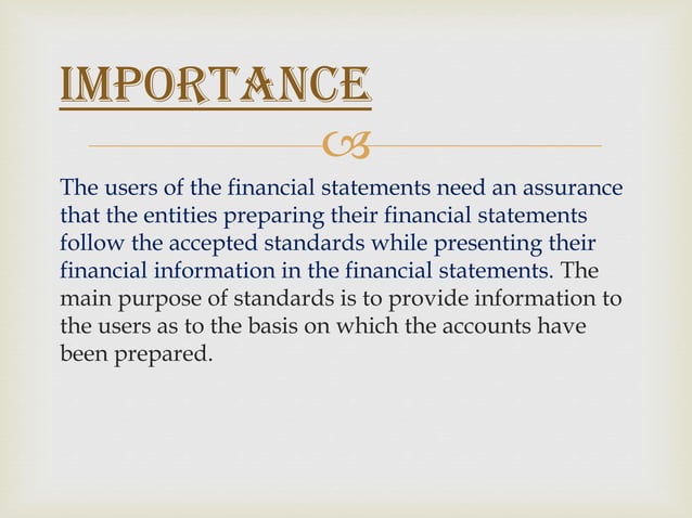 Ppt on accounting standards prepared by Prof.Satish R.Tajane | PDF | Stocks and Bonds | Personal ...