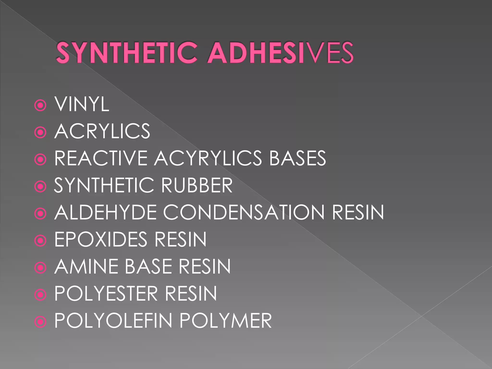 Ppt on Adhesives | PDF