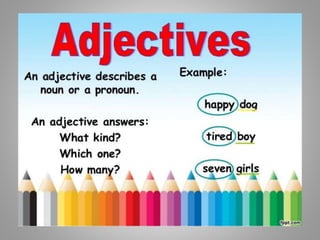 Adjectives | PPTX