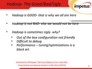 Advanced Hadoop Tuning and Optimization - Hadoop Consulting | PPT