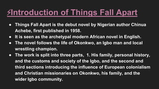 Ppt on Igbo Culture in Things Fall Apart | PPTX