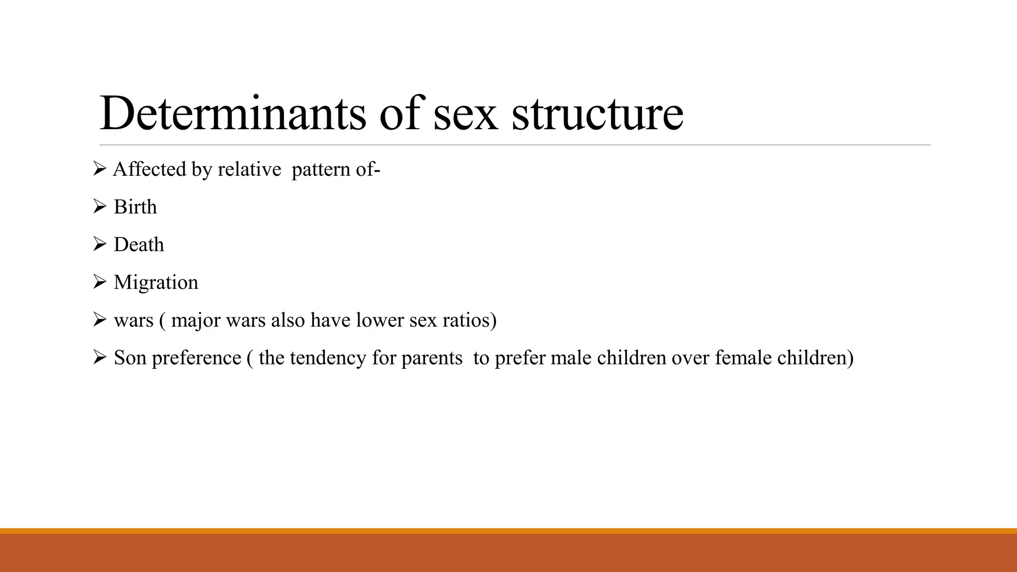 Age And Sex Structure Ppt