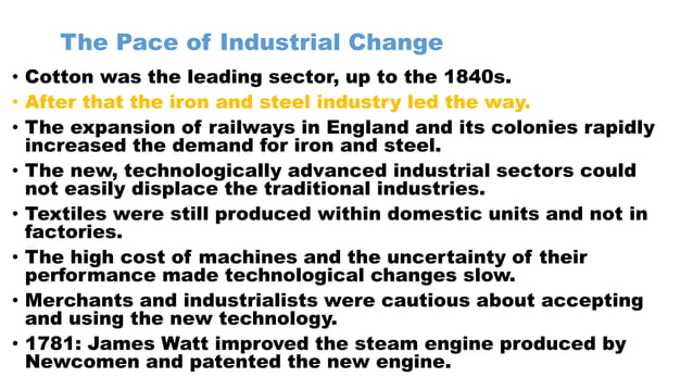 Age of Industrialization - Grade 10 | PPTX