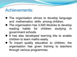 PPT on Akshara Foundation Bengaluru NPO/NGO | PPTX